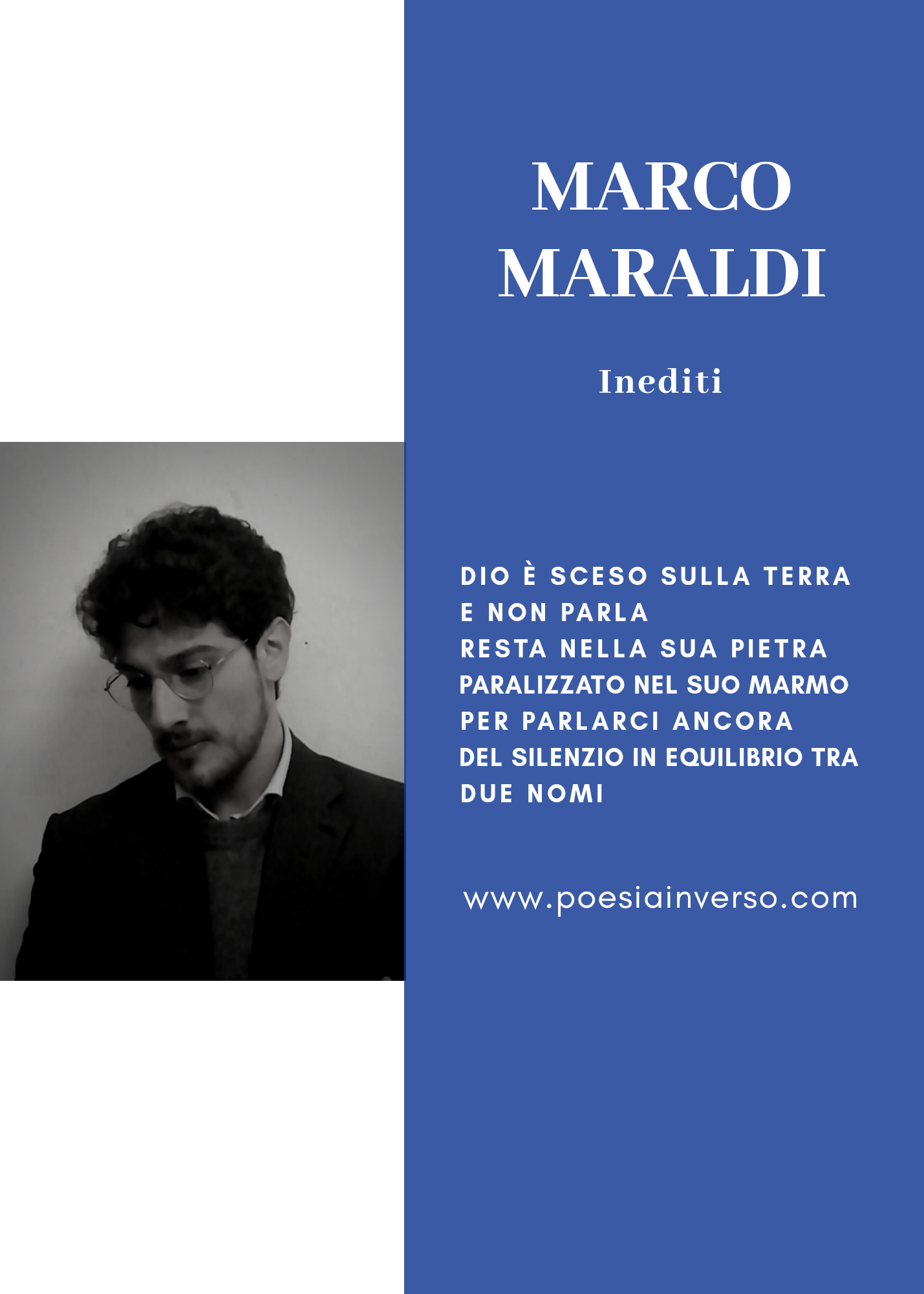 Marco Maraldi - Inediti - Inverso - Giornale di poesia
